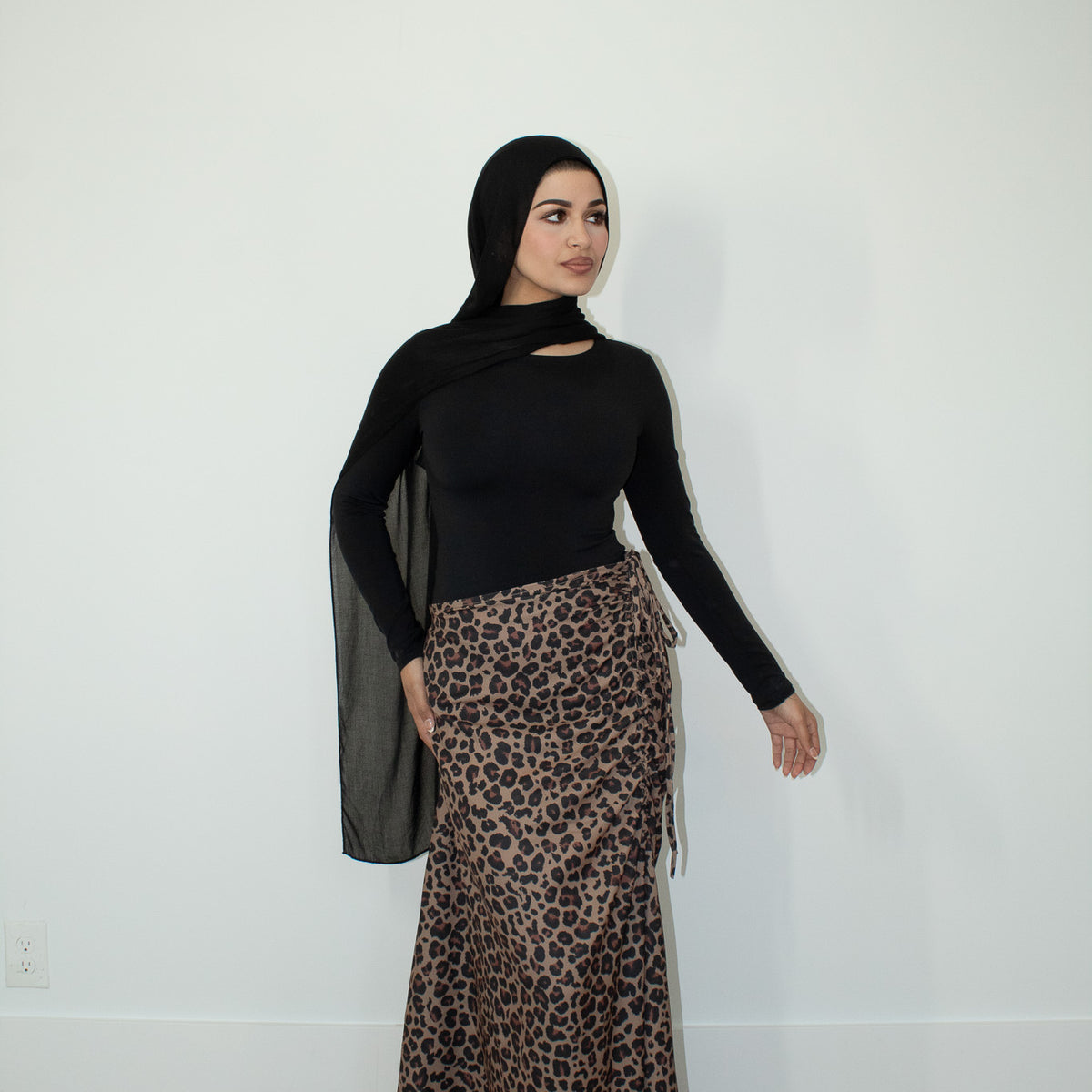 Fahdah Leopard Maxi Skirt – MODEST ESSENTIALS US