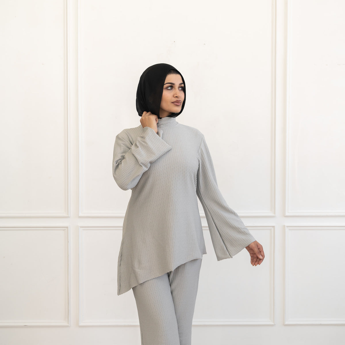 Cairo Asymmetric Set - Stone – MODEST ESSENTIALS US