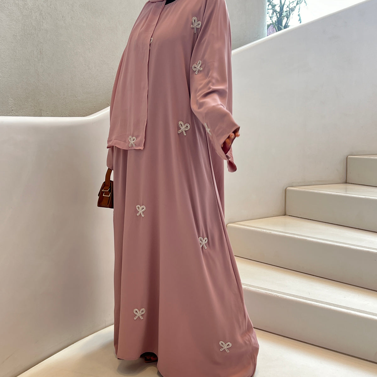 Buy Coquette Embroidered Abaya – MODEST ESSENTIALS US
